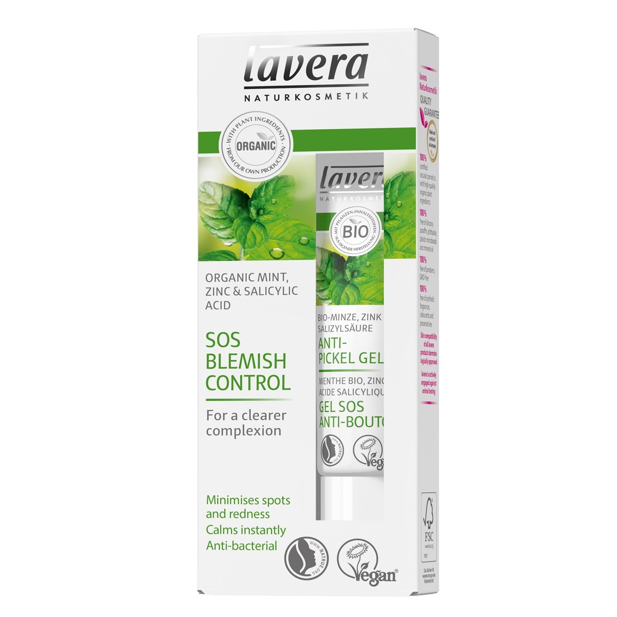Lavera, SOS Blemish Control Cream Spot Treatment,15ml
