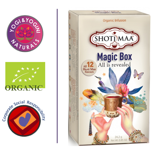 Flower of Life Tea Box & Chakra Tea Gift Set