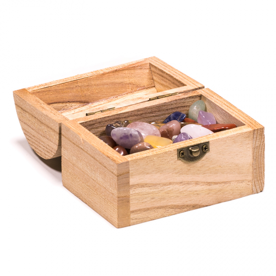 Treasure Gems Stones Chest Box