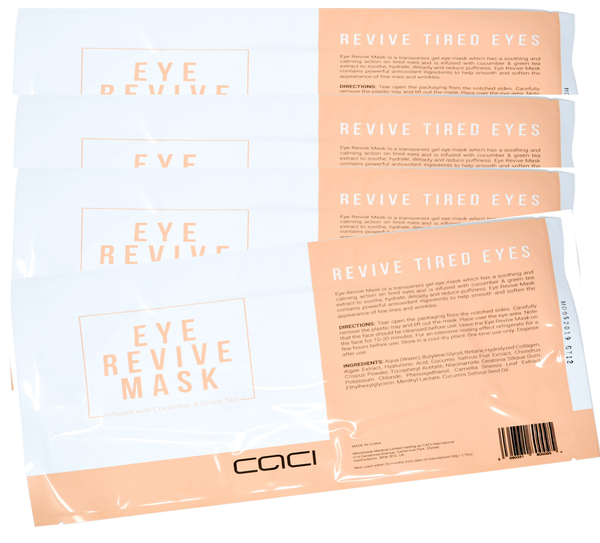 Caci, 5 Eye Revive Masks, Intensive Eye Hydration